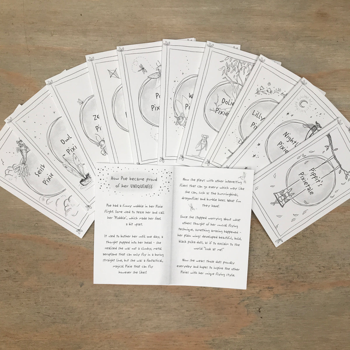Set of 12 'Pixietale' Story Cards – The Wish Pixies